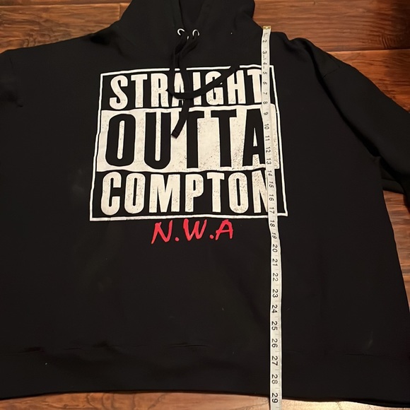 Shirts | Nwa Straight Outta Compton Black Graphic Sweatshirt | Poshmark